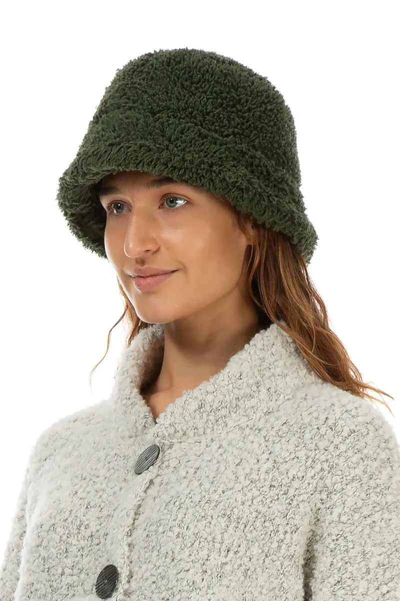 Forest Mist Teddy Cotton Bucket Hat – grizas.com